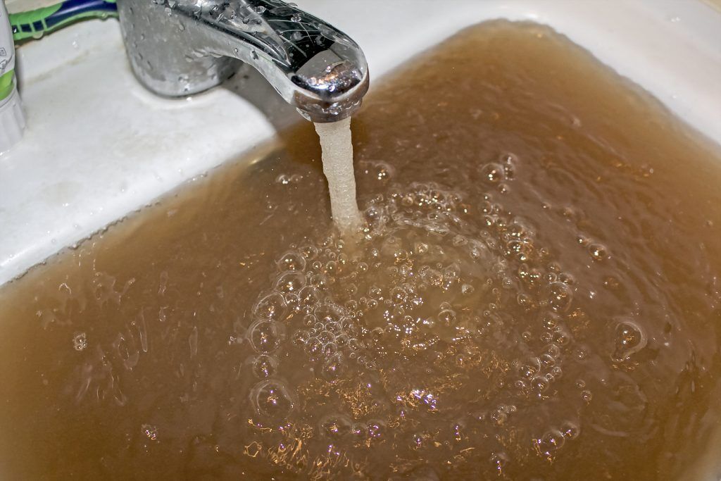 brown water effect